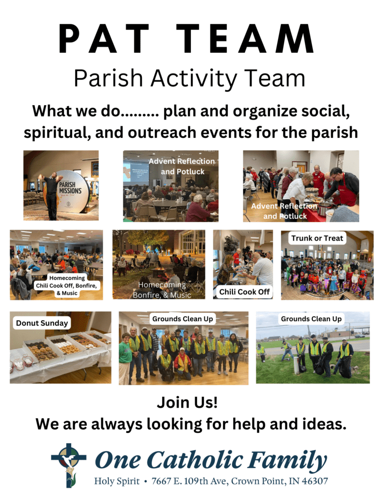 Parish Activity Team P.A.T. – Catholic Family